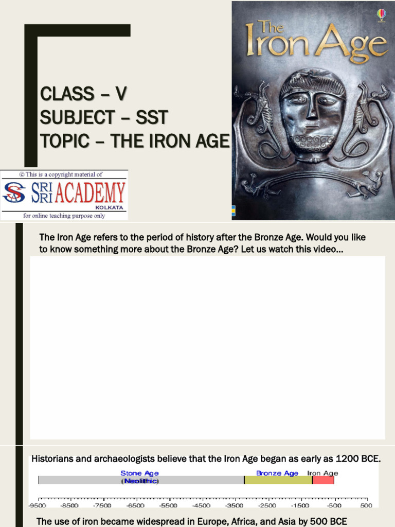 The Iron Age - Intro PDF | PDF