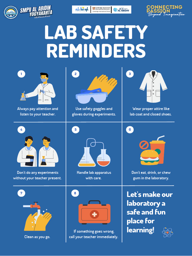 Poster Laboratorium Safety Reminders (297 X 420 MM) | PDF | Atomic ...