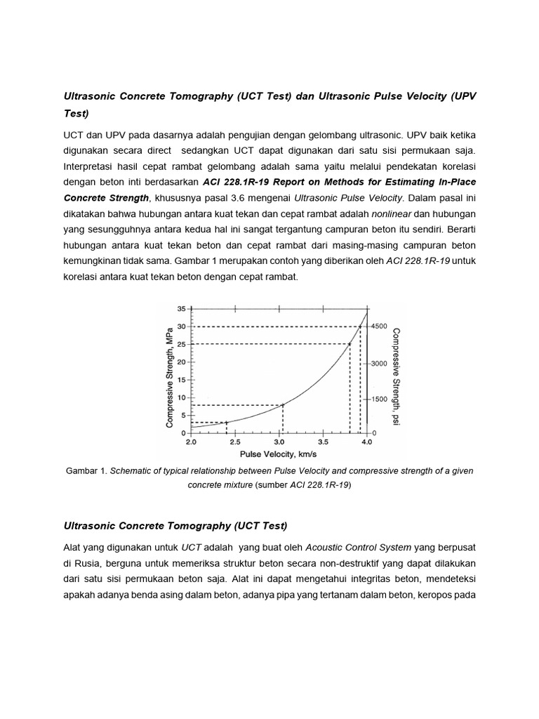 Penjelasan UPV Dan UCT | PDF