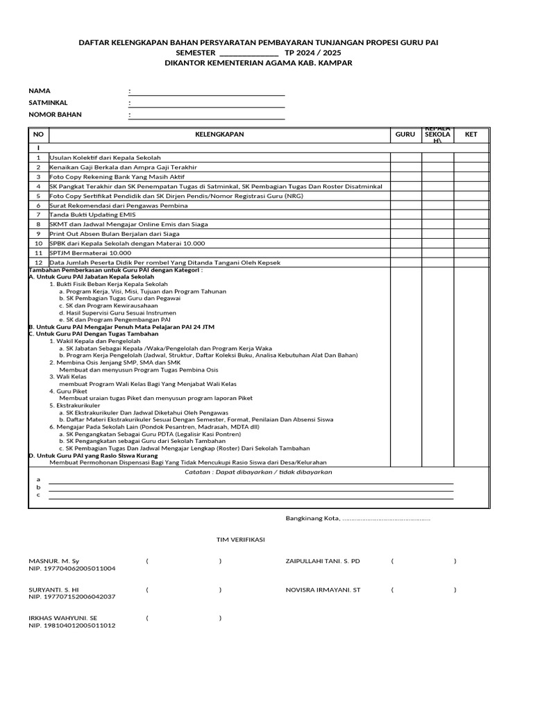 Cover Pemberkasan | PDF