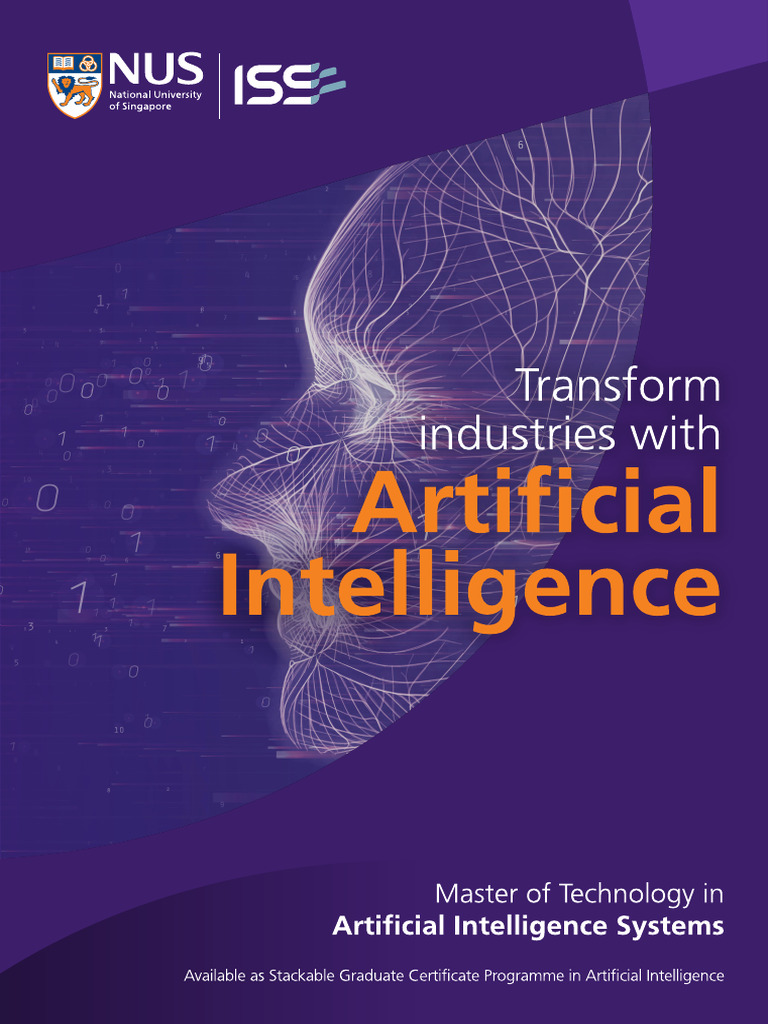 NUS ISS Brochure Artificial Intelligence Systems - Digital | PDF