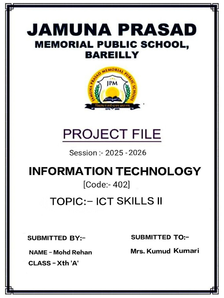 Ict Skill | PDF