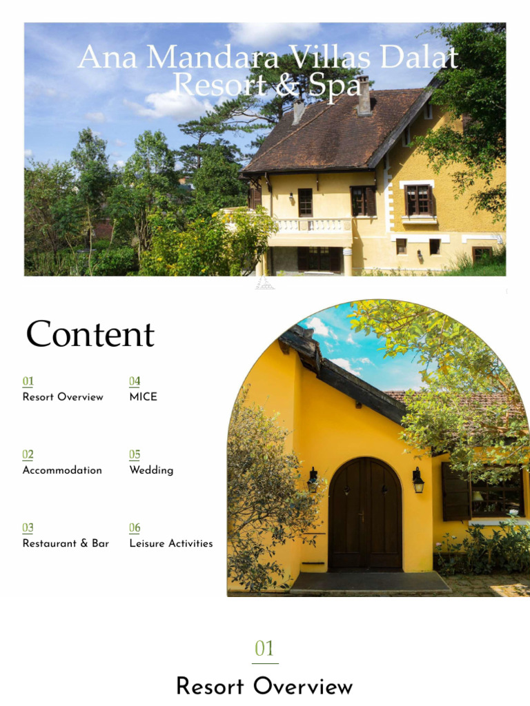 Ana Mandara Villas Dalat Presentation 2024 - EN | PDF | Restaurants