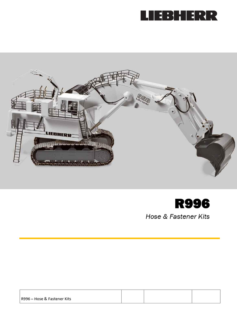 Hose & Fastener Kits R996 Guide | PDF | Screw | Pipe (Fluid Conveyance)