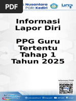Tahapan Lapor Diri SIMEKAR PPG Guru Tertentu Tahap 2 UPGRIS | PDF