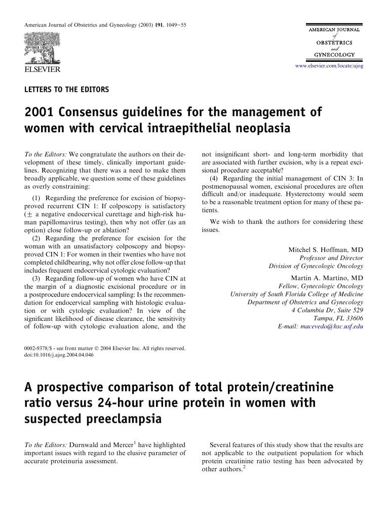 2001 Consensus Guidelines for the Management of Wo | PDF | Medicine ...
