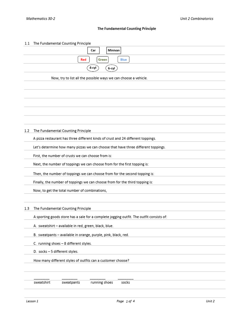 Unit 3 Lesson 1 Note Taking Supplement | PDF
