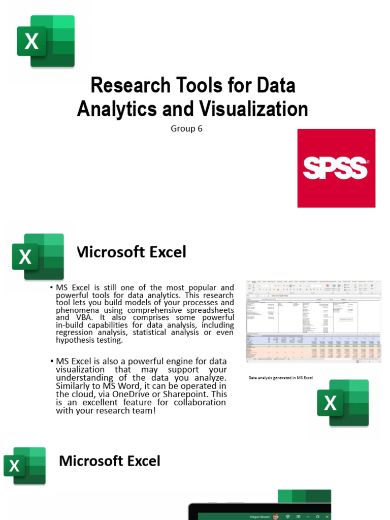 Research Tools For Data Analytics and Visualisation Group 6 Reporting - PPTX 3 | PDF | Spss ...