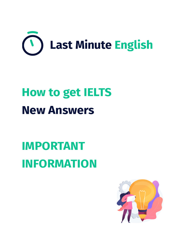 How To Get IELTS: New Answers | PDF