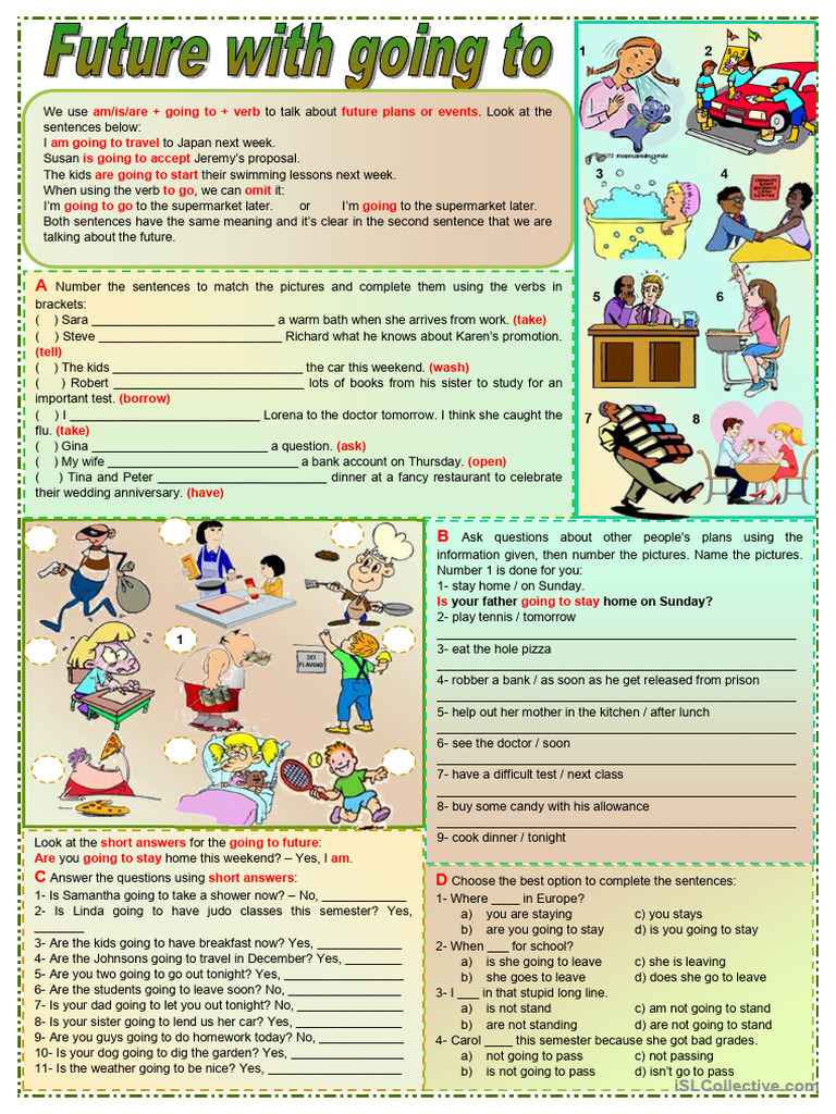 Future With Going To | PDF