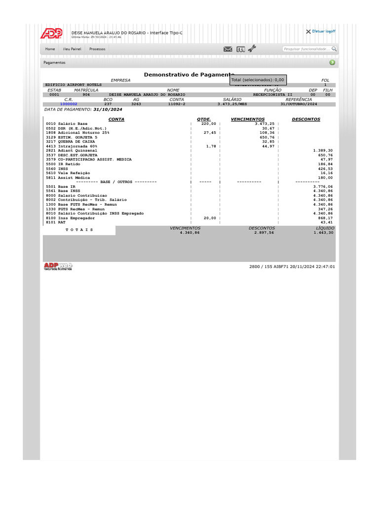 ADP eXpert | PDF | Seguro social | Ajuda humanitária