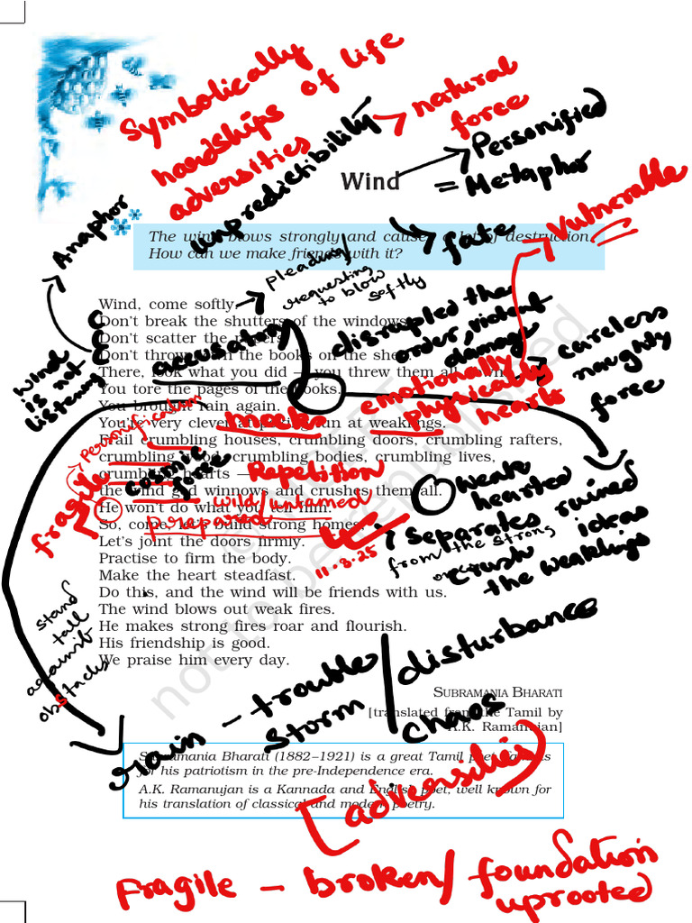 NCERT Book For Class 9 English Poem Wind 250411 210017 | PDF | Poetry