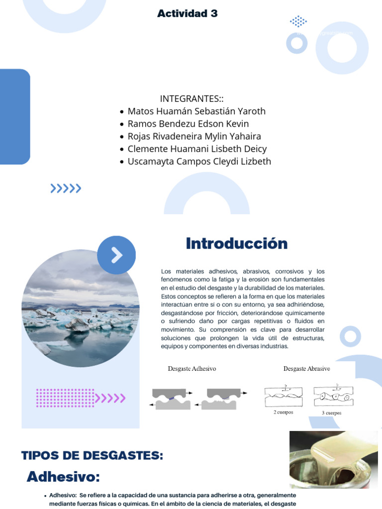 Tipos de Desgaste en Materiales Industriales | PDF | Corrosión | Abrasivo