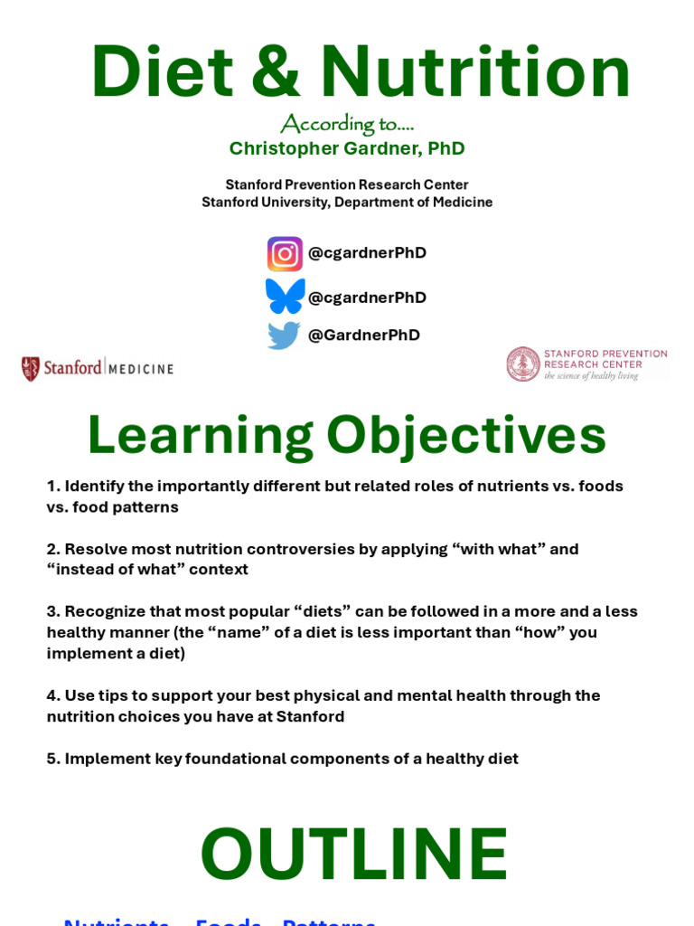 13 Gardner Nutrition 2025 - Practical Nutrition | PDF | Foods | Low ...
