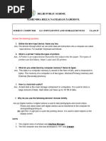 Grade 4 ICT Worksheet | PDF