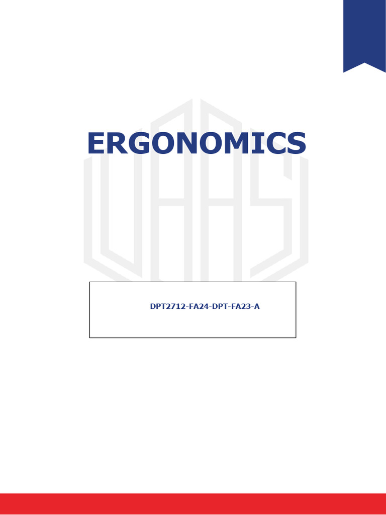 Assignment 1 - Ergonomics 06-11-2024 | PDF | Classroom | Affect (Psychology)