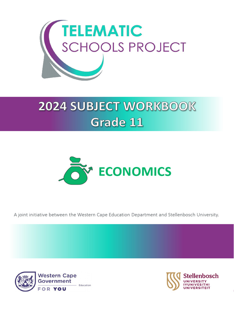Economics Grade 11 Telematics 2024 | PDF | Gross Domestic Product ...