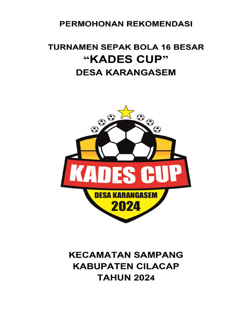 Rekom Askap Pssi Cilacap. | PDF