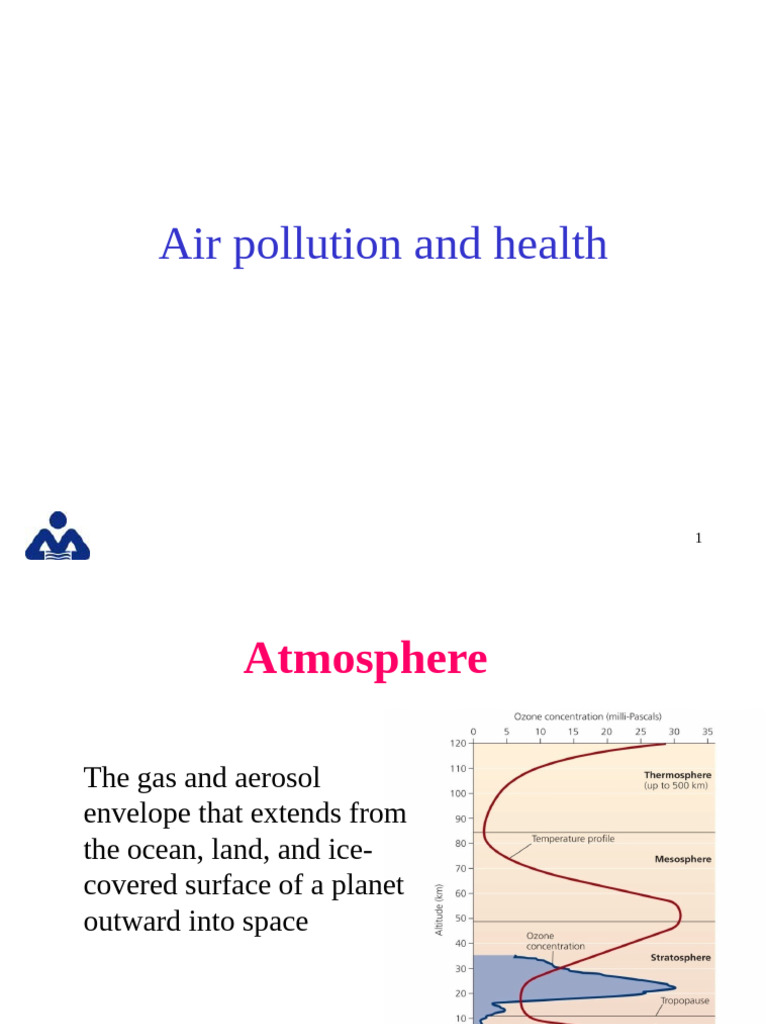 3 Air Pollution and Health20230901 | PDF | Atmosphere Of Earth | Atmosphere