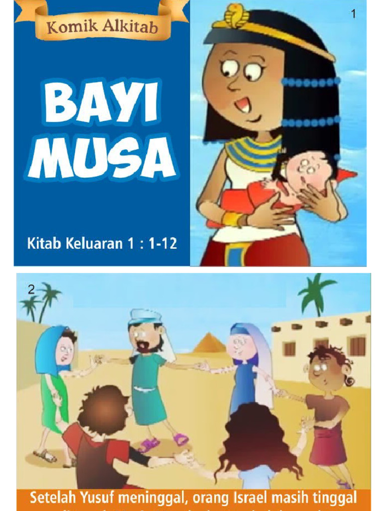 Bayi Musa Komik Alkitab | PDF