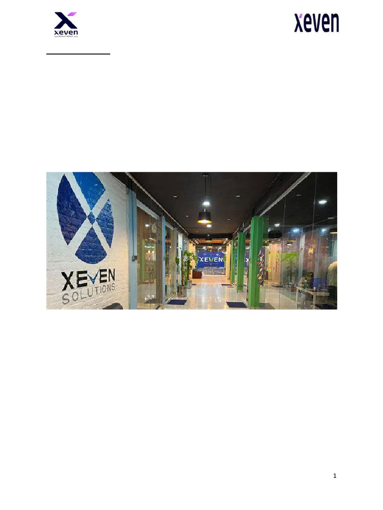 Internship Report On Xeven Solutions | PDF | Artificial Intelligence ...