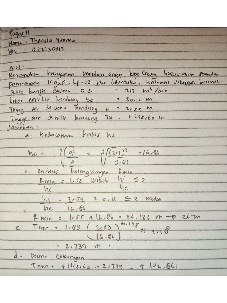 Tugas 11 Irigasi Yeli | PDF