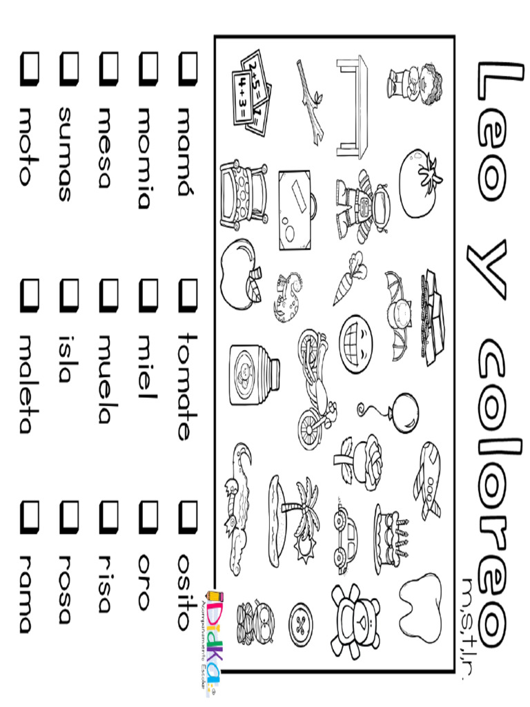 Leo Palabras y Coloreo Su Dibujo | PDF