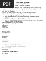 Class 6 Holiday Homework Guide | PDF | Leaf | Mathematics