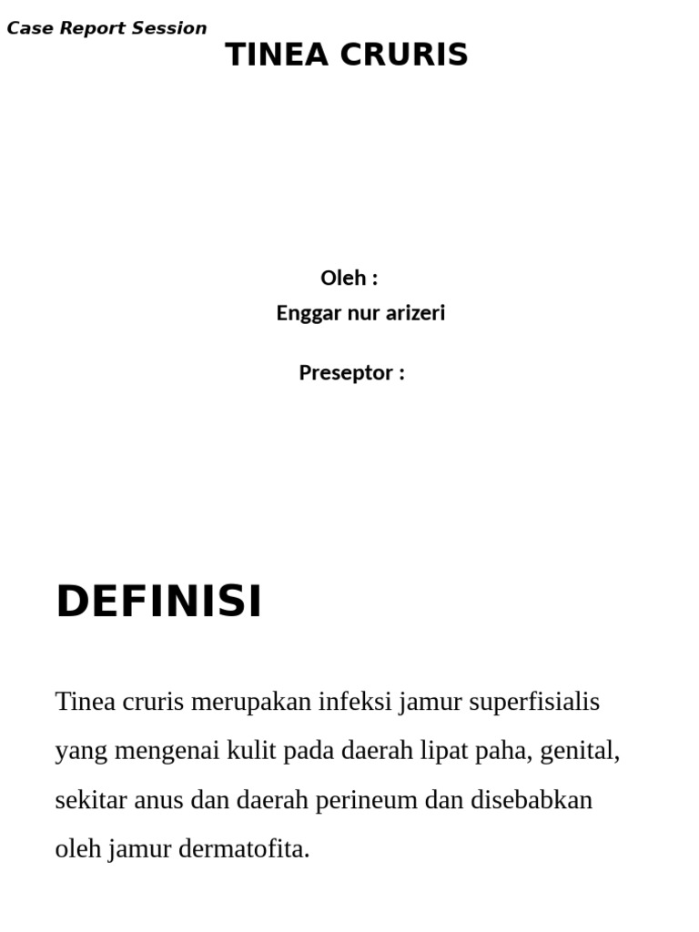 Tinea Cruris | PDF