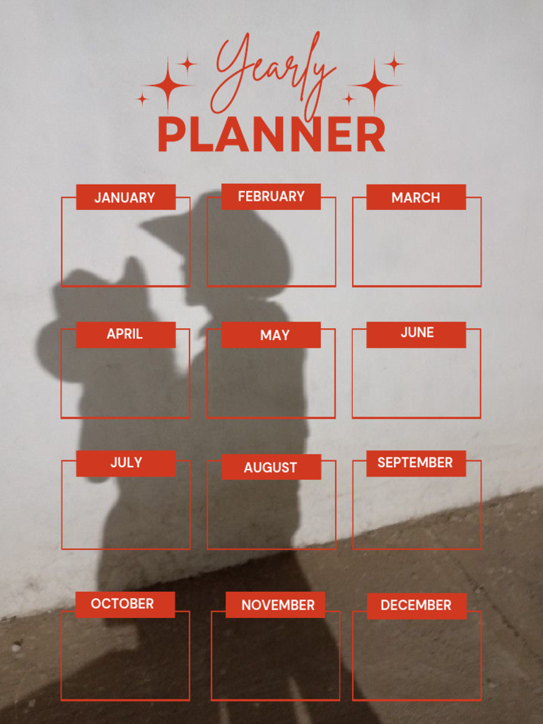 Cowboy Yearly Planner | PDF
