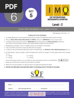 Imo Sample Paper Class-6 2025-26 | PDF | Mathematics