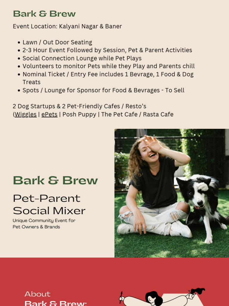 Bark & Brew Pet-Parent Social Mixer | PDF