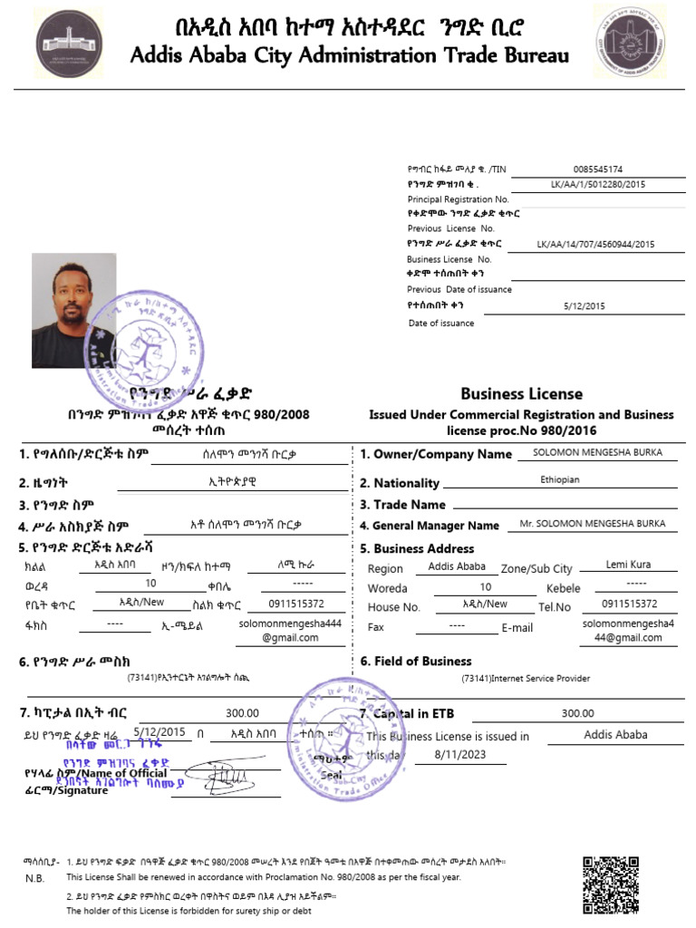Business License | PDF