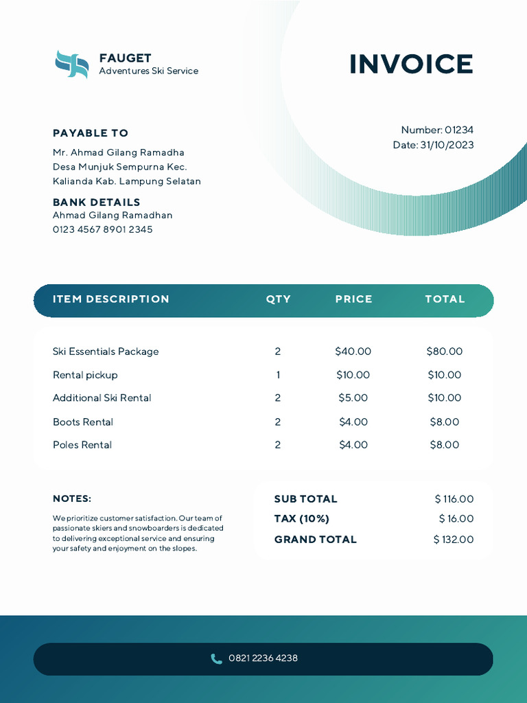 Invoice Grand Elty | PDF