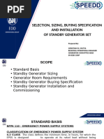 Generator Clearances | PDF