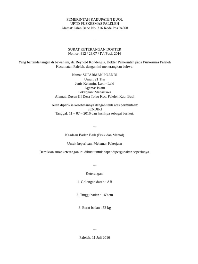 Sert Vaksin Contoh | PDF