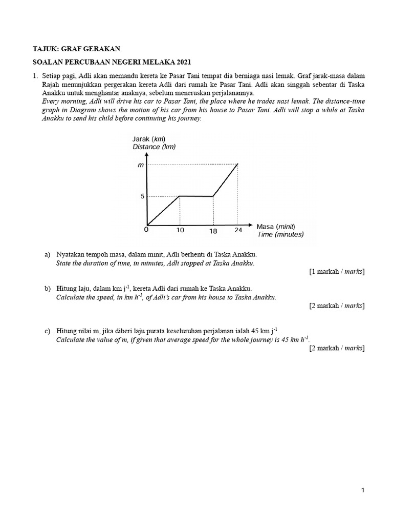 Soalan Graf Gerakan1 | PDF