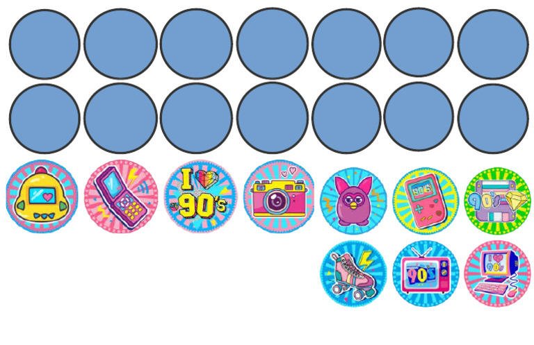 stickers de los 90s | PDF