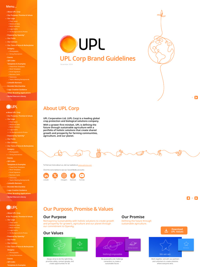 UPL Brand Guidelines | PDF | Logos | Typefaces