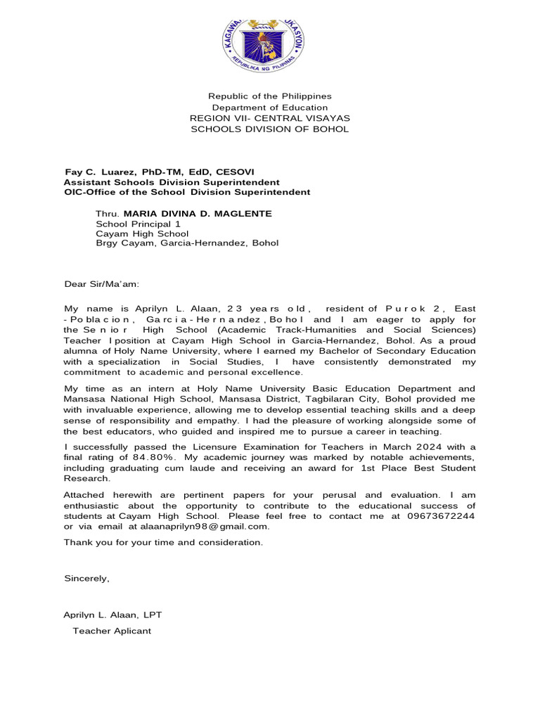 Letter of Intent Shs | PDF