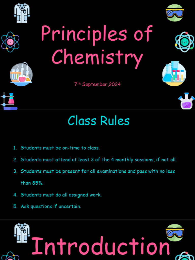 Class #1 Introduction To Chemistry and Matter | PDF | Matter | Chemistry