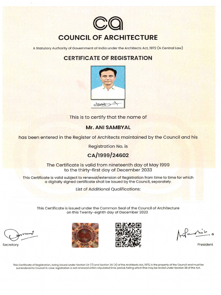 2 Architect License | PDF