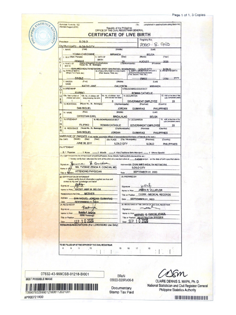 Municipal Form No. 102 | PDF