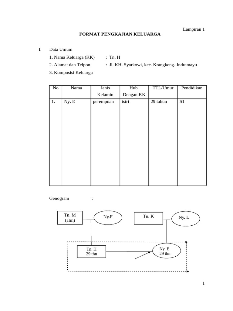 Tugas Keperawan Keluarga Pak Rian | PDF