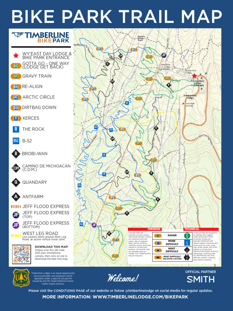 Timberline Bike Park Trail Map | PDF | Adventure Travel