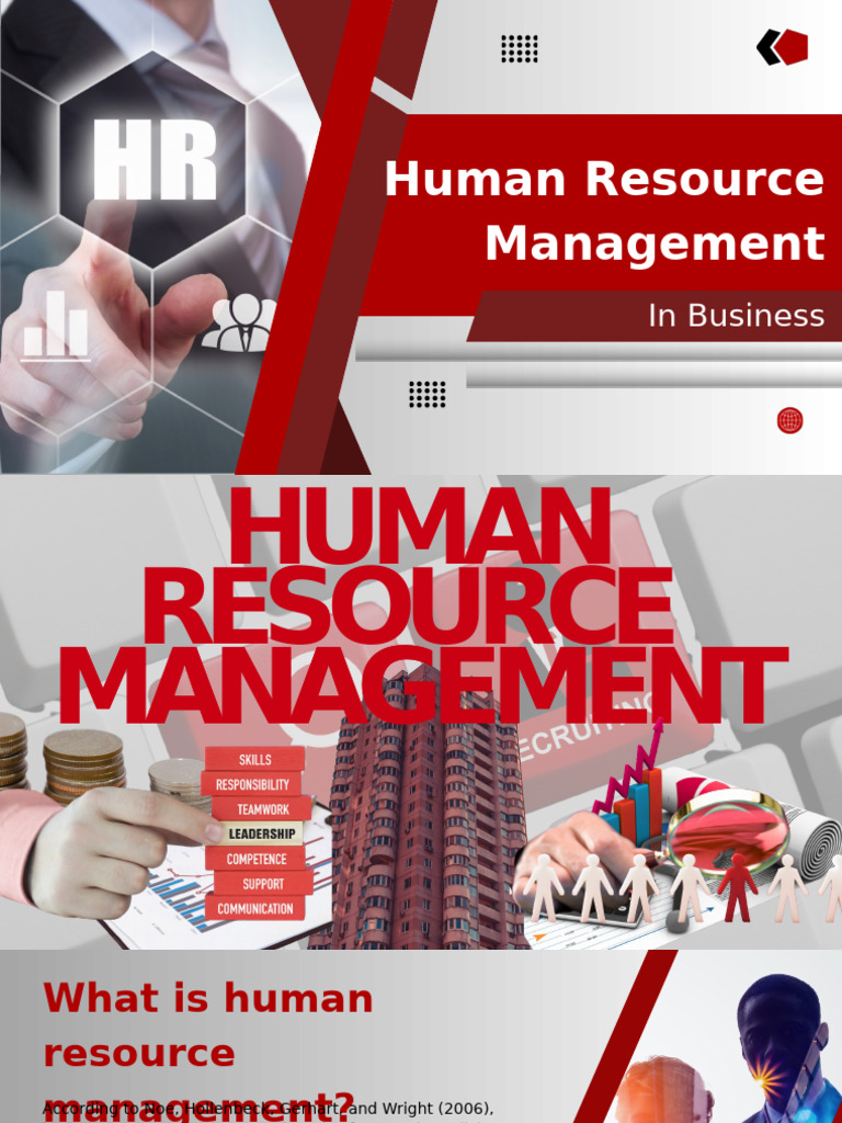 Human Resource Management in Entrepreneurship | PDF | Human Resource ...