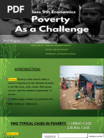 Poverty As A Challenge Notes | PDF | Poverty | Poverty & Homelessness