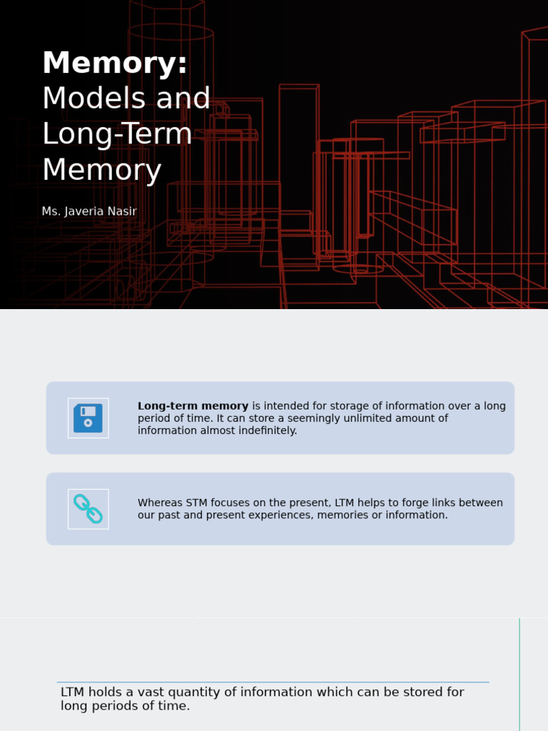 6 Memory Model and LTM NEW EDITED 29042025 125456pm | PDF | Memory ...