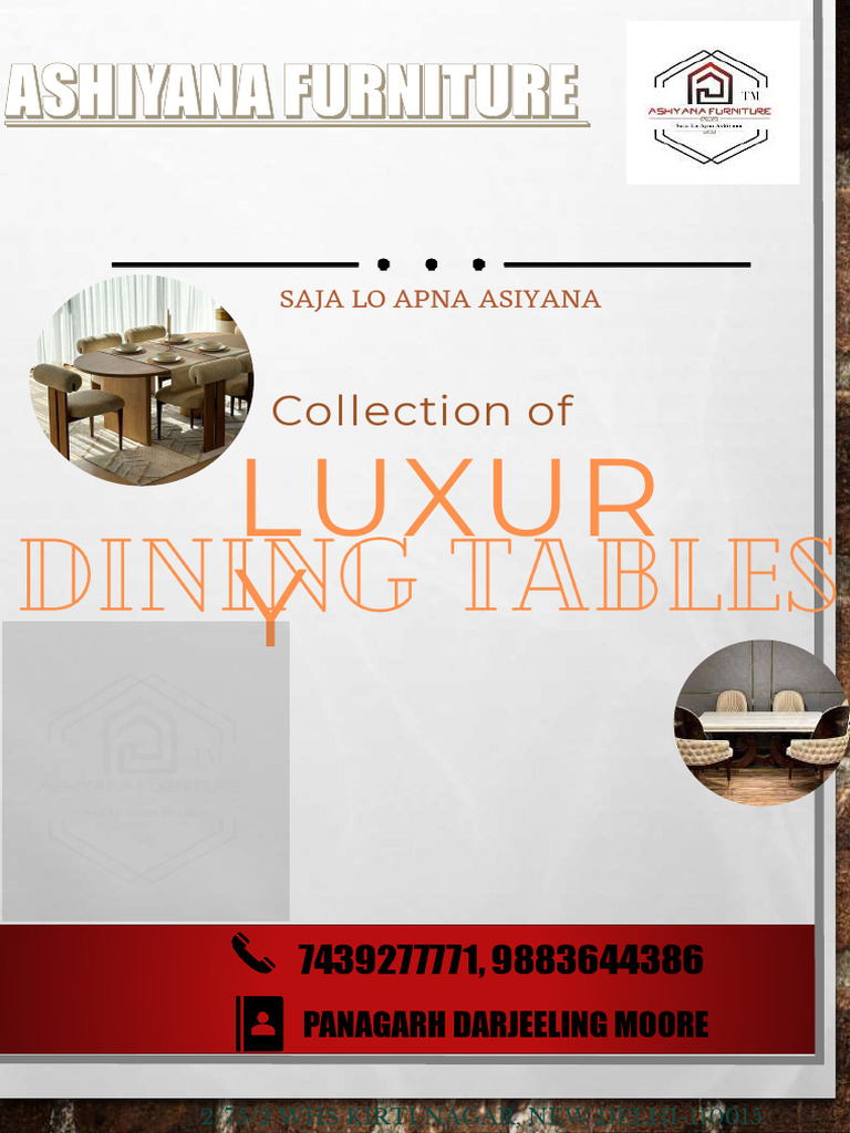 Premium Dining Table | PDF