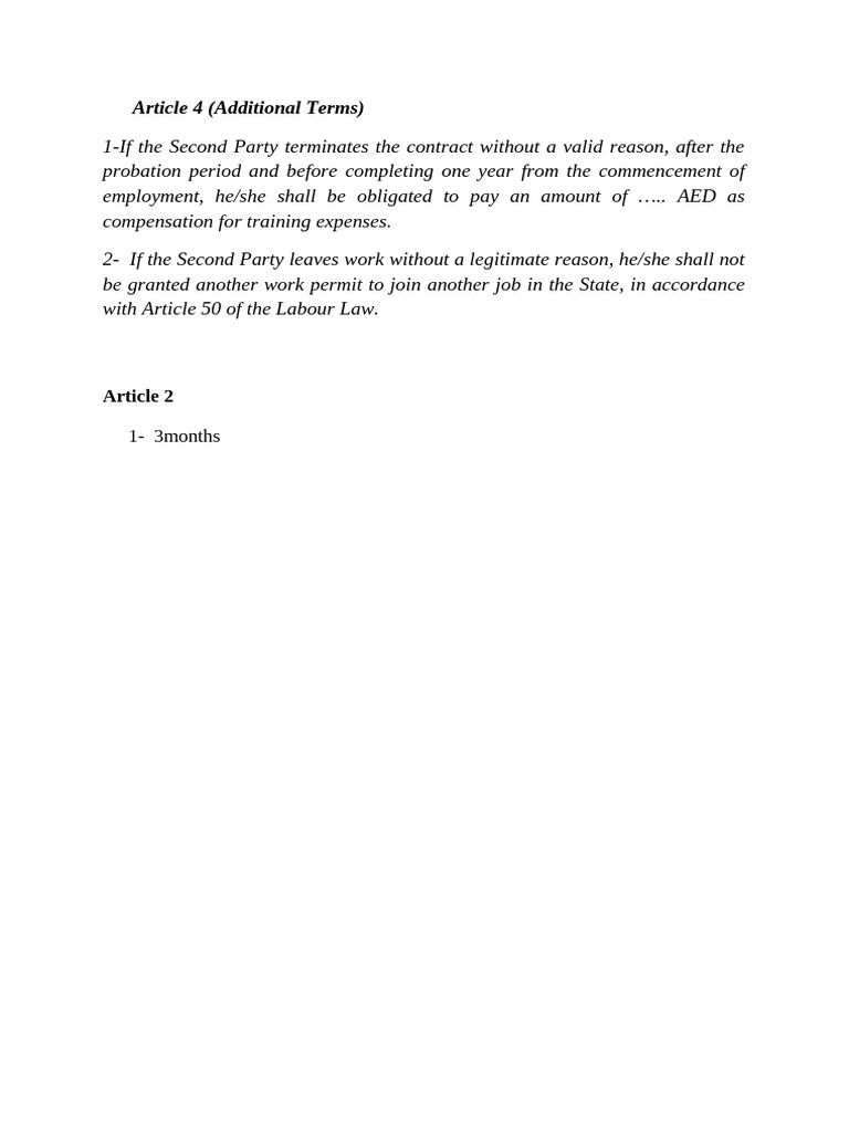 Final Additional Term | PDF